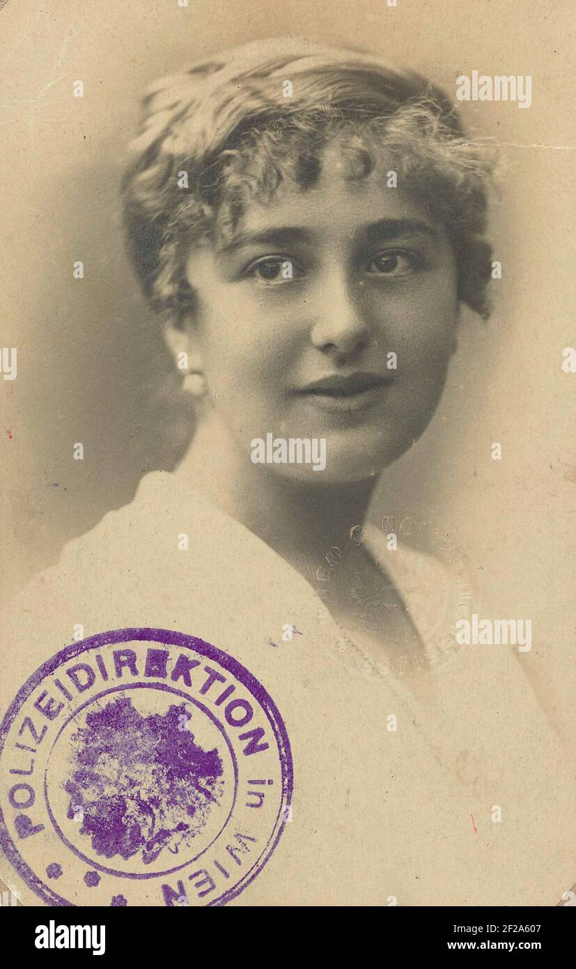 Rijbewijs van Elsa Silberstein.Austrian driver's license "Führer-schean ...