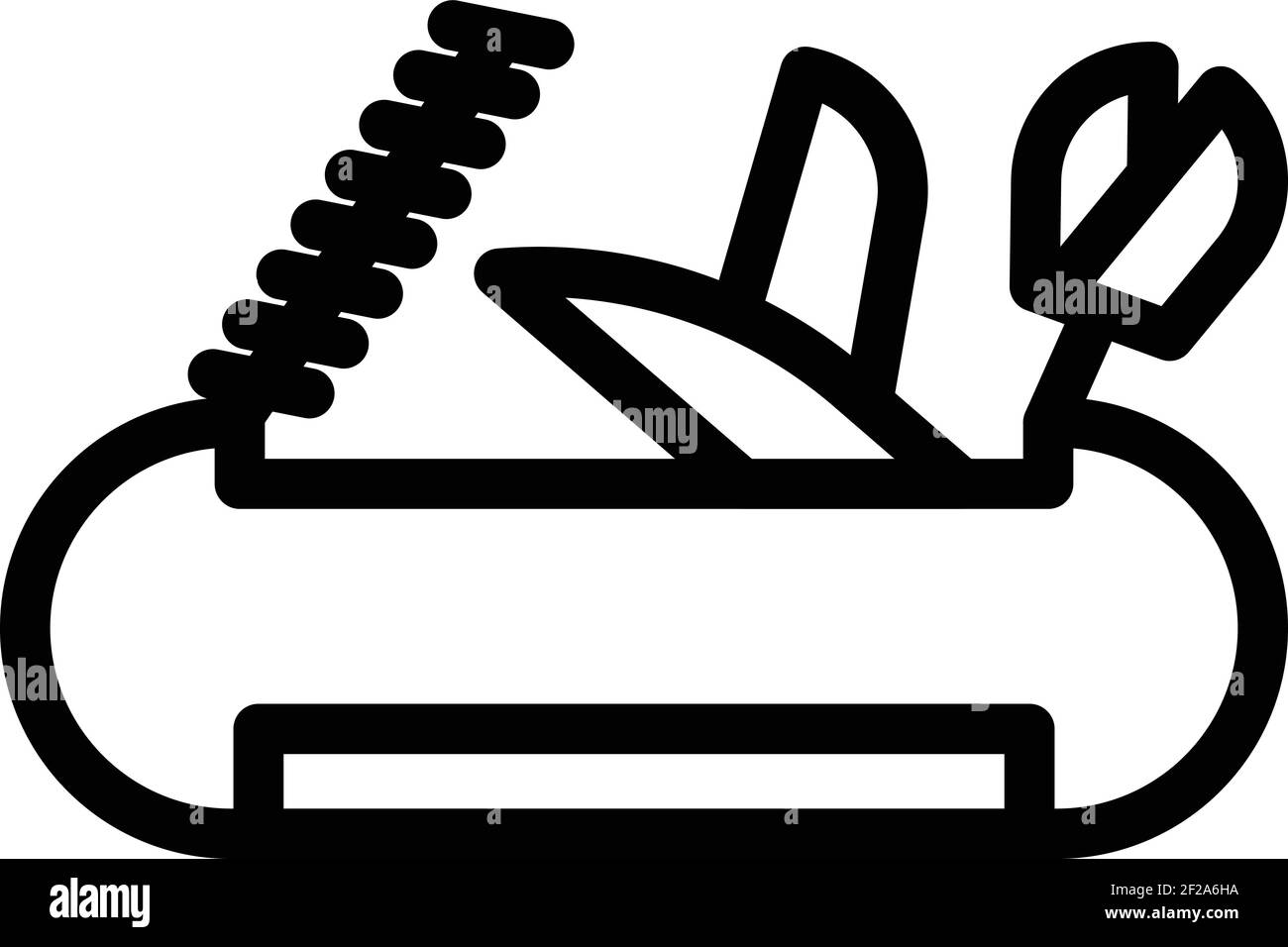 Multitool folding icon. Outline Multitool folding vector icon for web ...