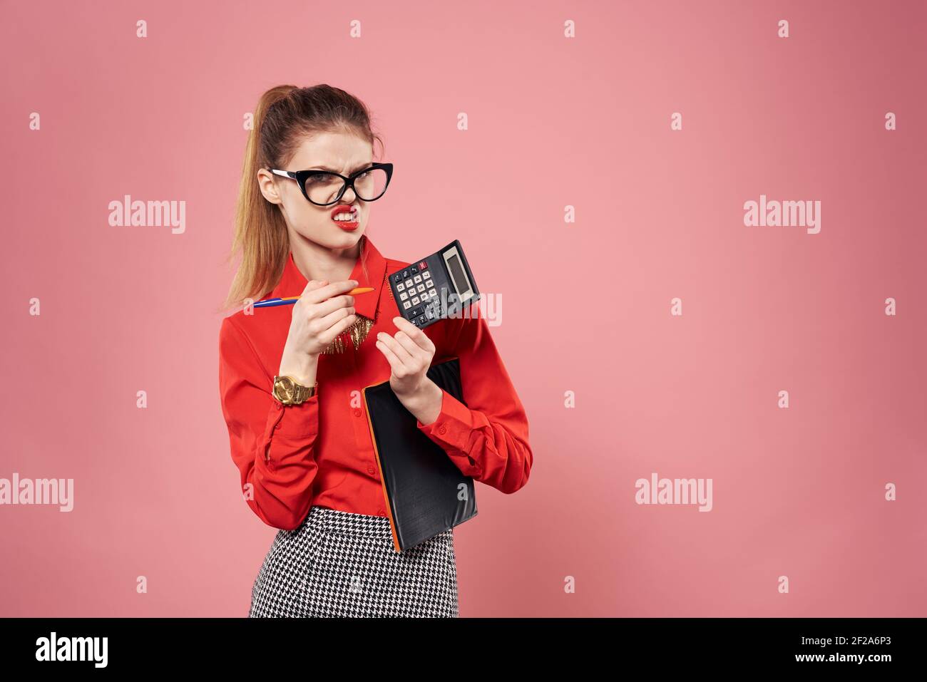 Business woman formal suit elegant style executive officer Stock Photo ...