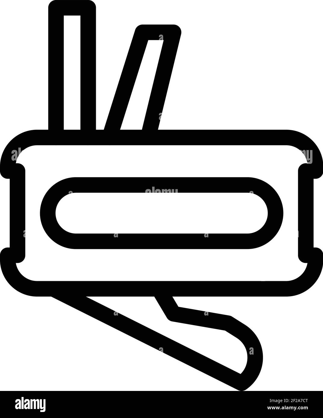 Multitool knife icon. Outline Multitool knife vector icon for web ...