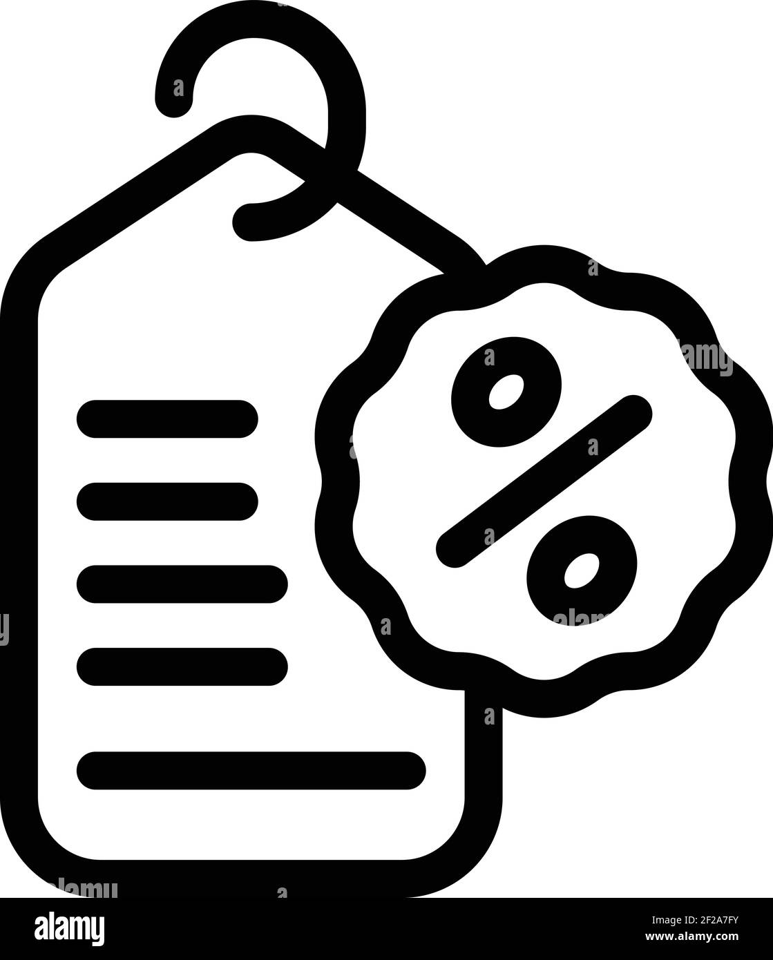 Sale tag icon. Outline Sale tag vector icon for web design isolated on ...