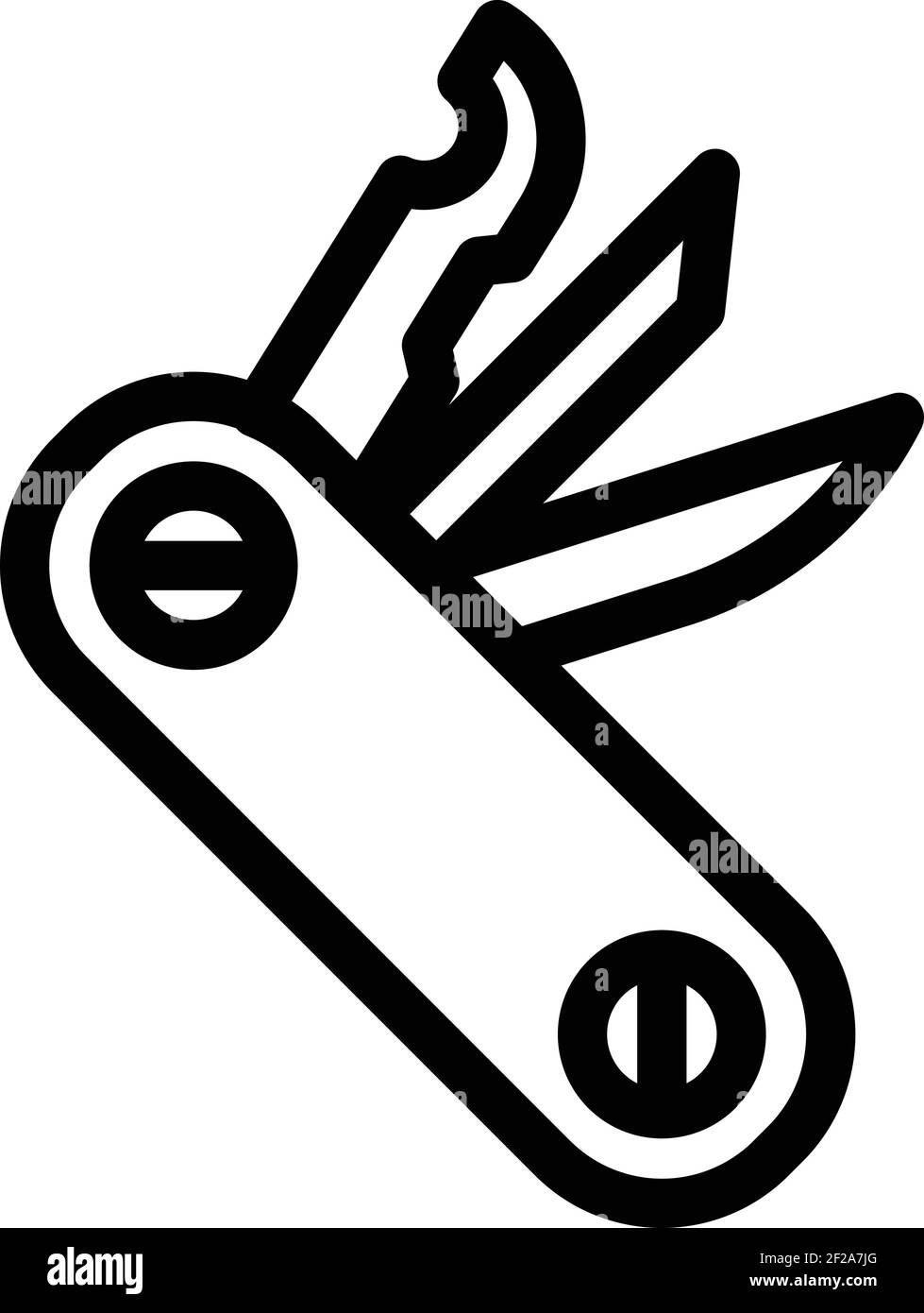 Multitool purpose icon. Outline Multitool purpose vector icon for web ...