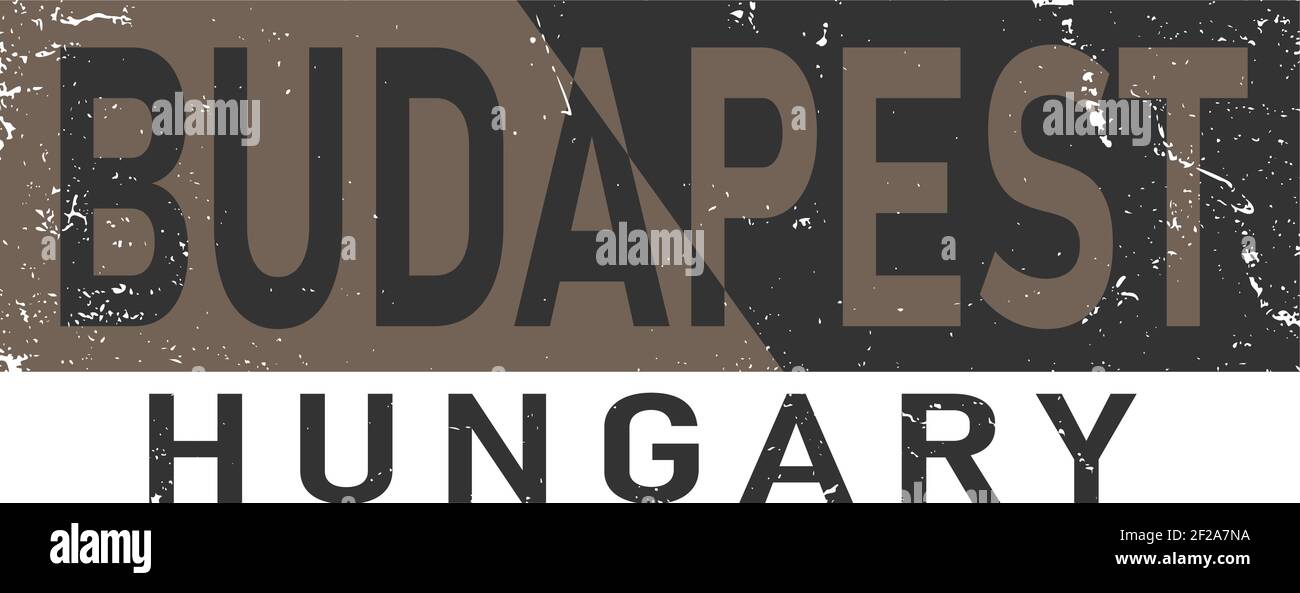 Budapest city poster Stock Vector Images - Alamy