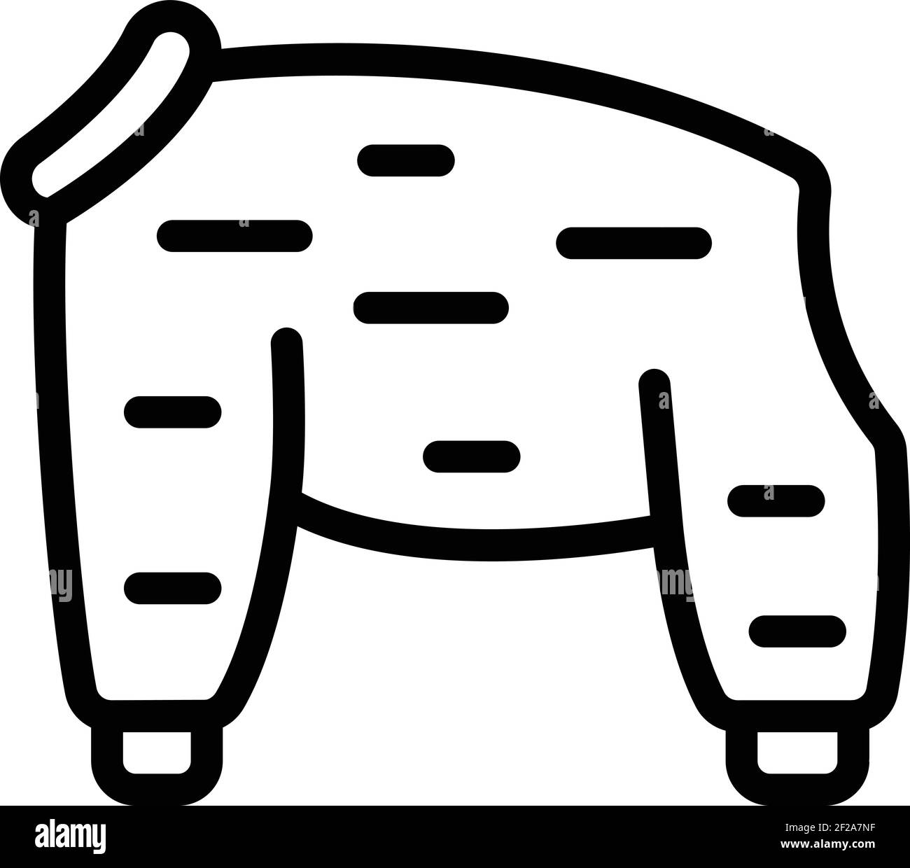 Fashion dog cloth icon. Outline fashion dog cloth vector icon for web ...