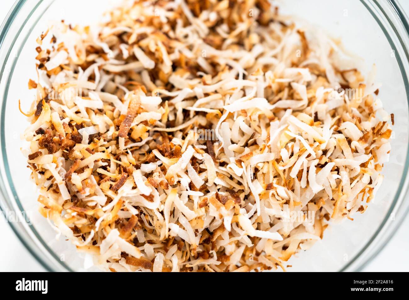 Roasted coconut flakes in hi-res stock photography and images - Alamy