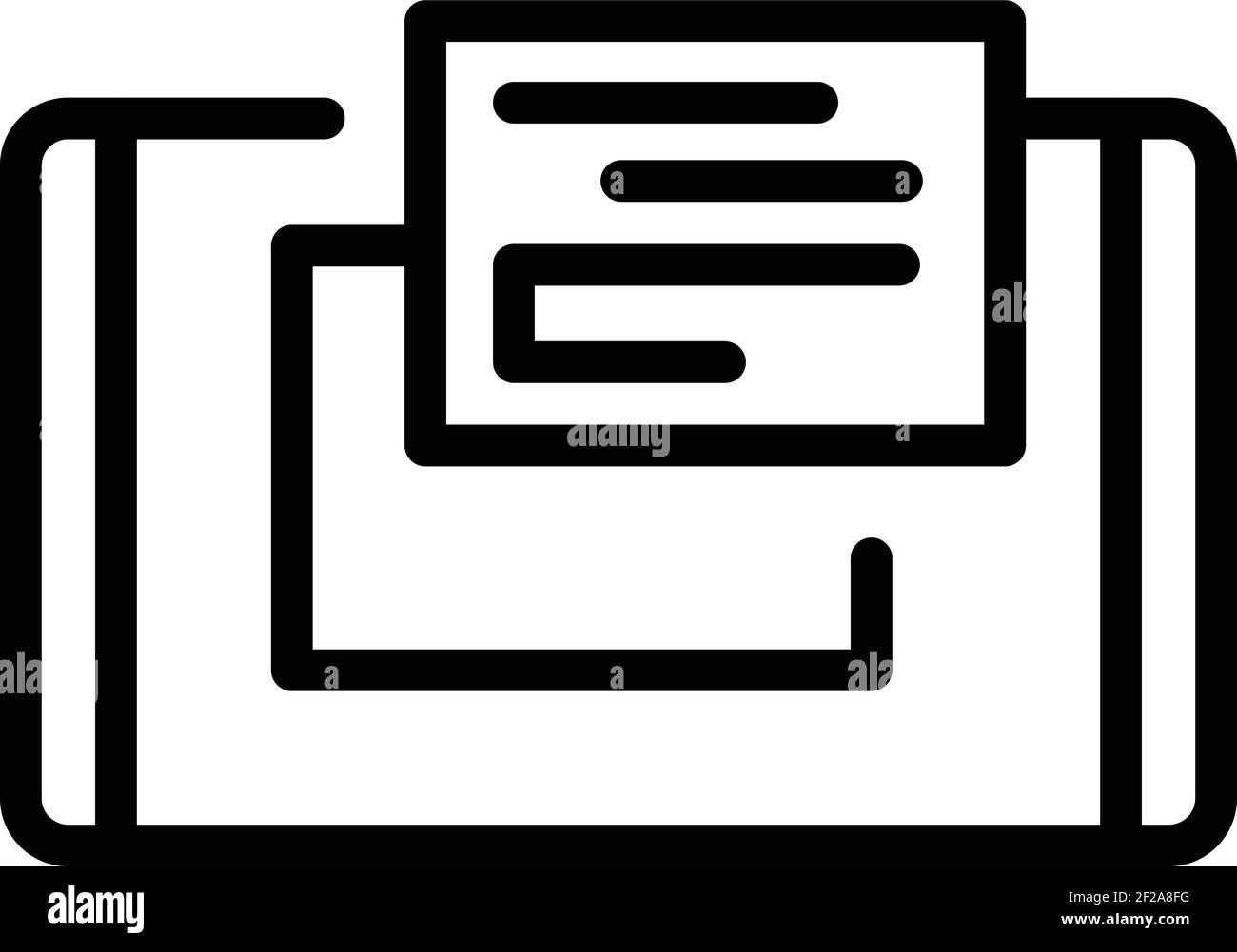 Ui interface icon. Outline Ui interface vector icon for web design ...