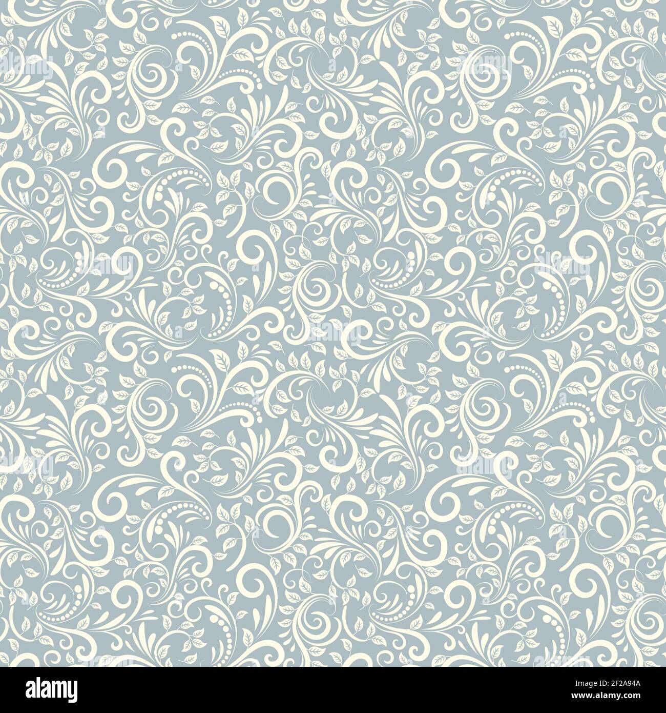 Seamless background of light blue color in Damascus style Stock Vector ...