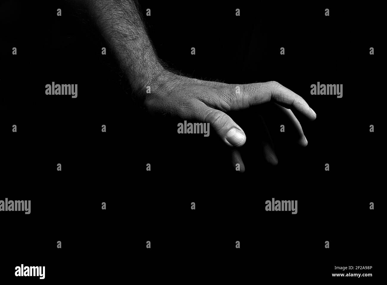an intimate hands self-portrait, study of the hands Stock Photo - Alamy
