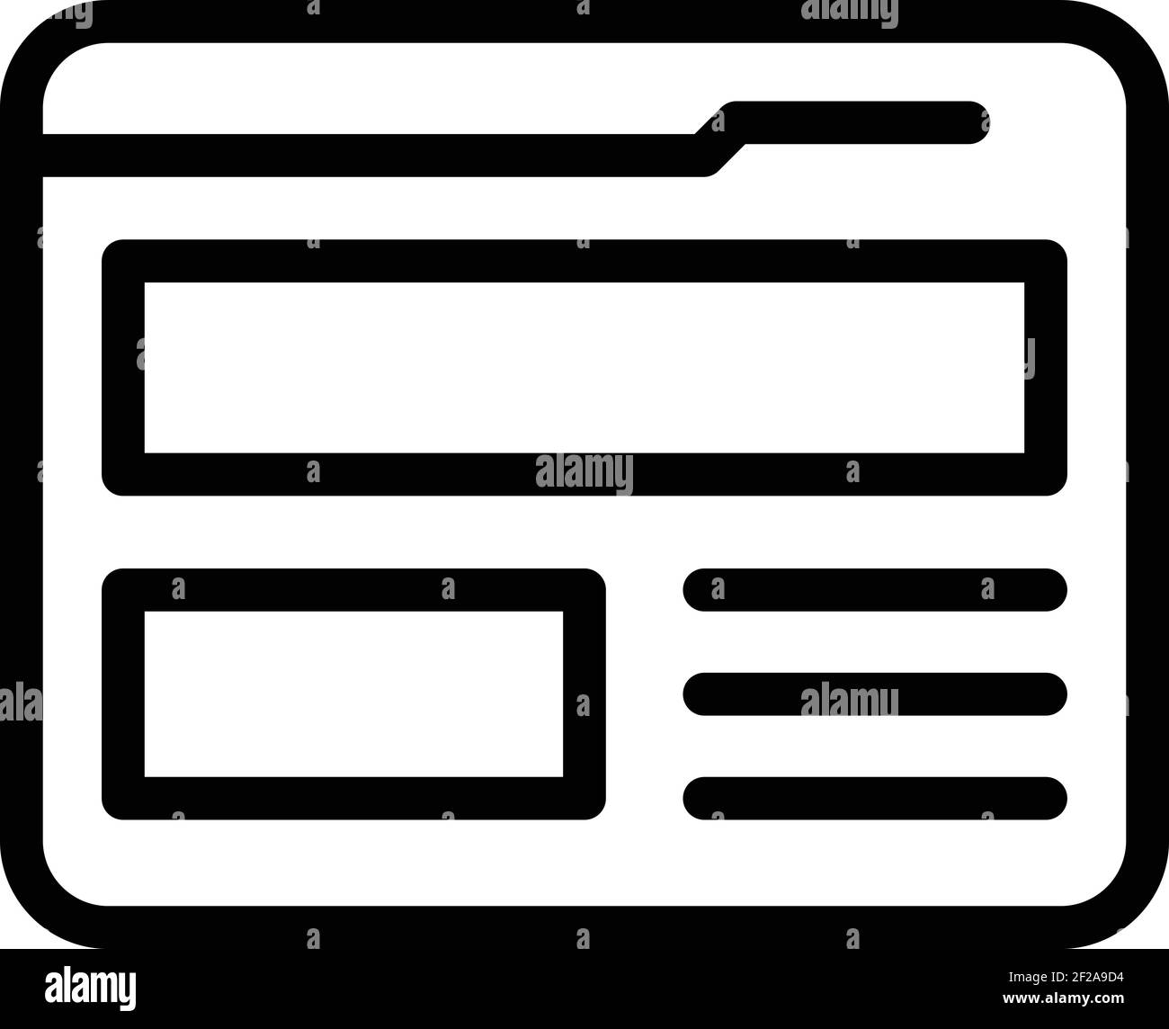 Export site interface icon. Outline Export site interface vector icon ...