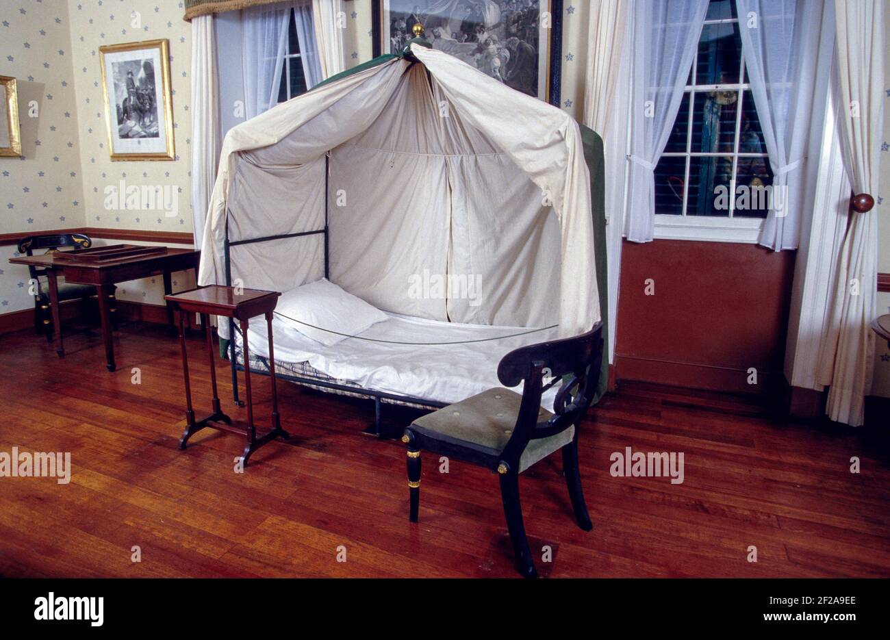Napoleon's deathbed, House of Longwood,The island of Saint Helena ...