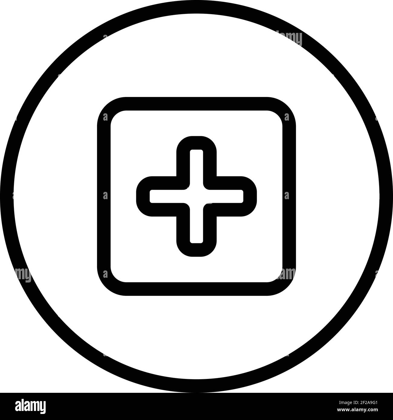 Add interface icon. Outline Add interface vector icon for web design ...