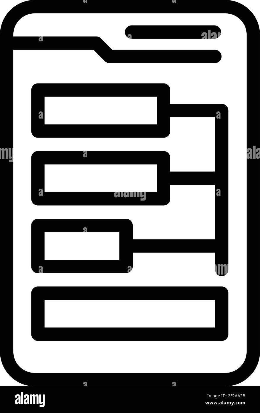 Development interface icon. Outline Development interface vector icon ...