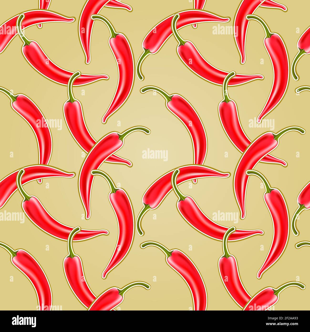 Seamless Chili pepper pattern for delicious works Stock Vector Image ...