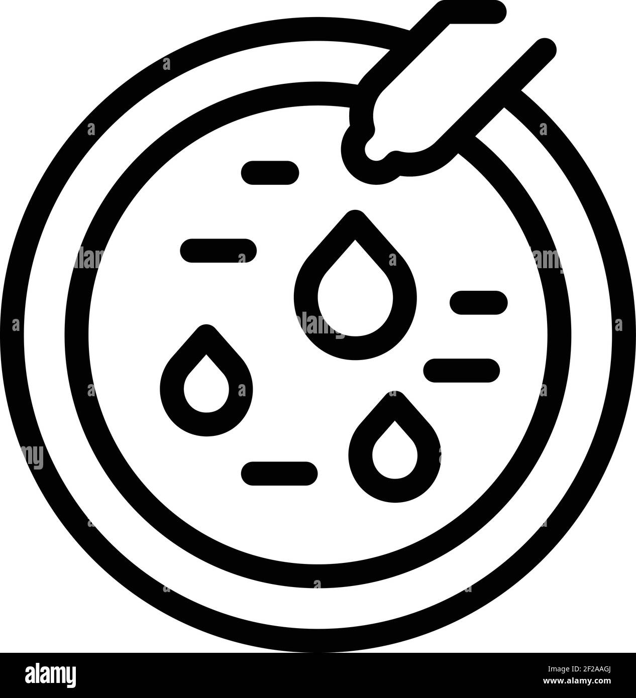 Scientist experiment icon. Outline Scientist experiment vector icon for ...