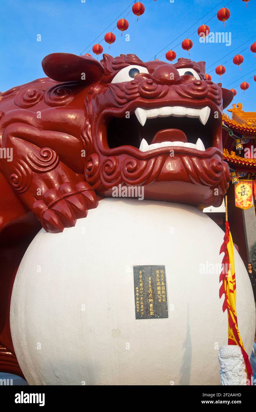 Taiwan, Nantou, Sun Moon Lake, Wenwu Temple Stock Photo - Alamy