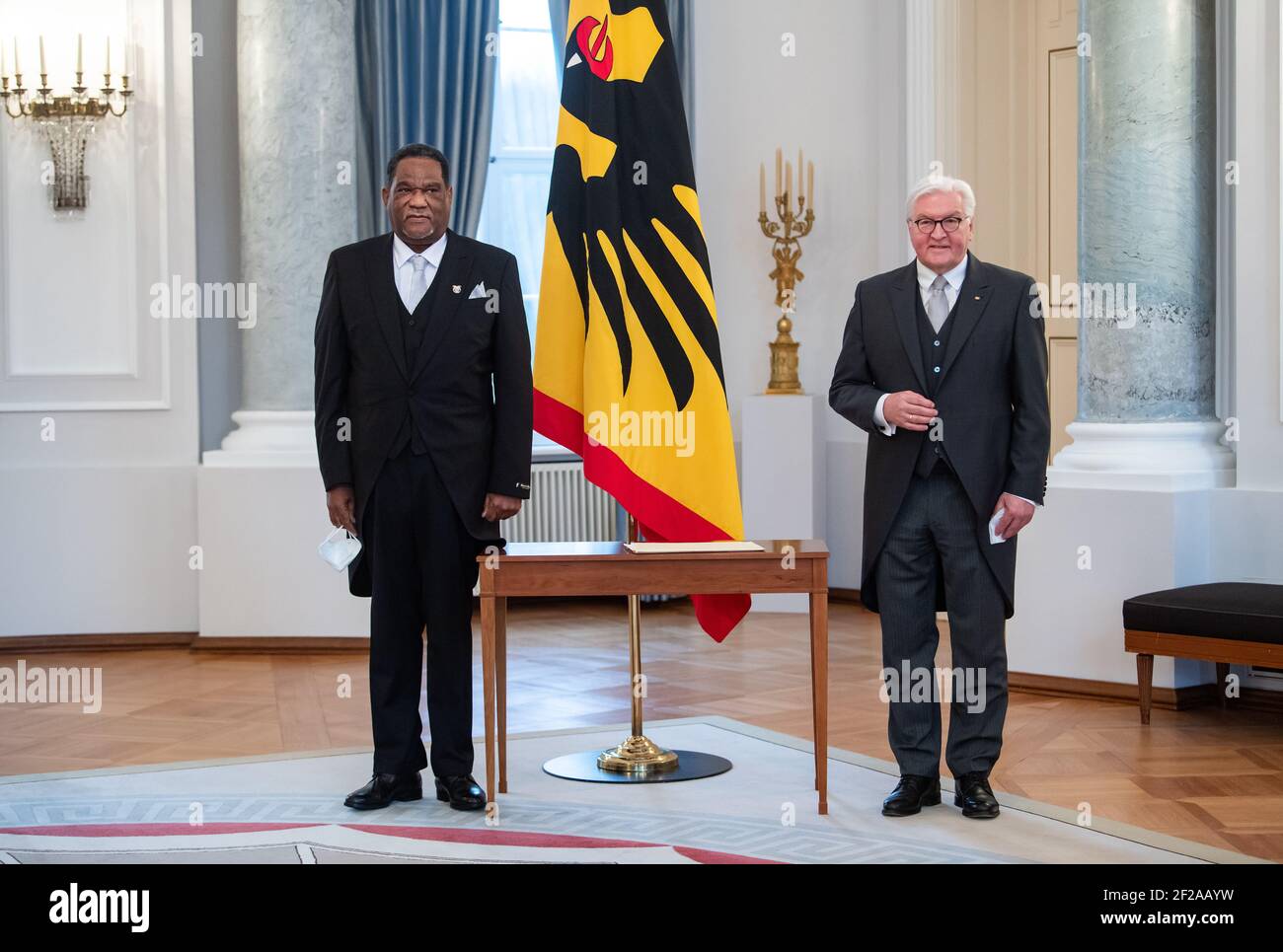 Berlin, Germany. 11th Mar, 2021. Frantz Bataille, Haiti's ambassador to ...