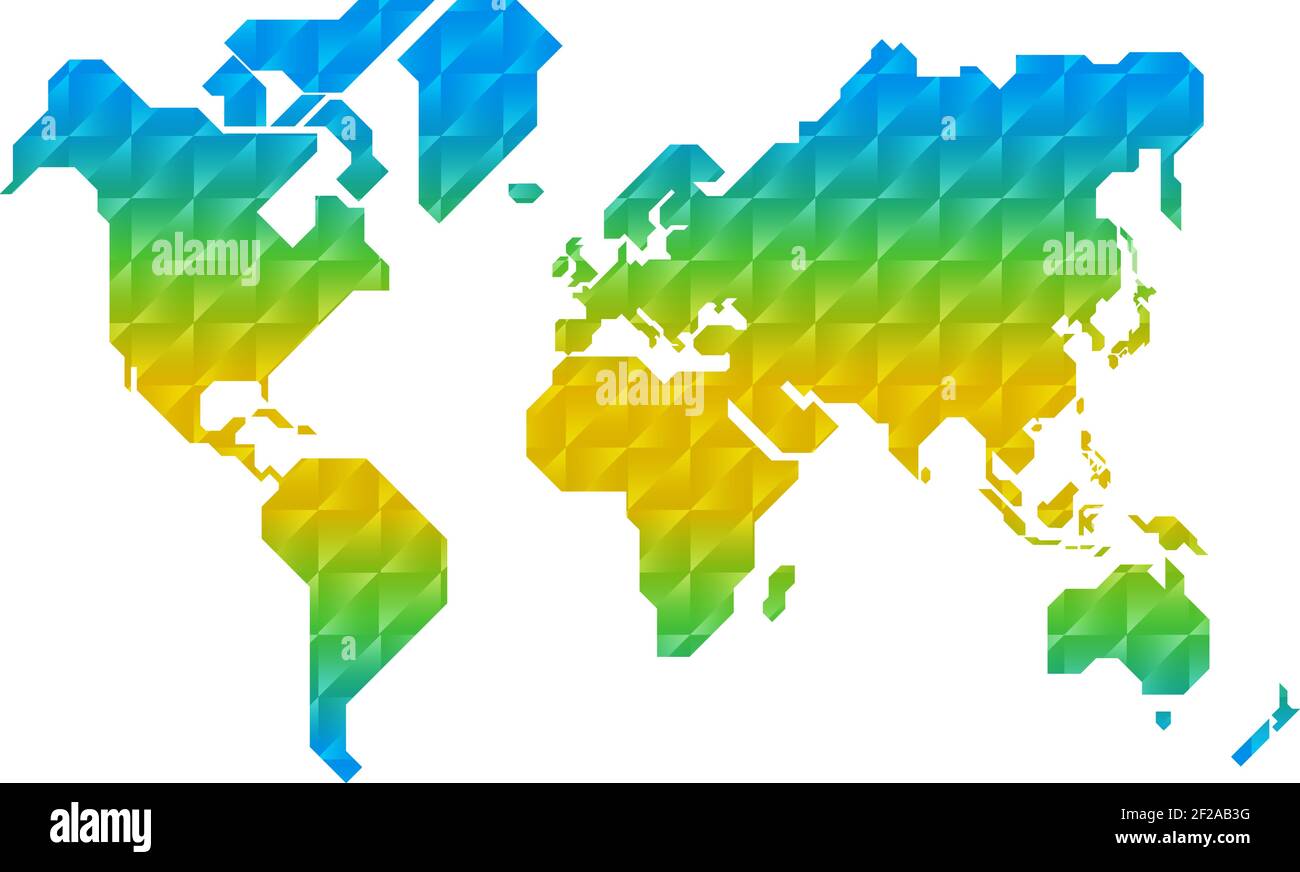 Blank world map with lines hi-res stock photography and images - Alamy