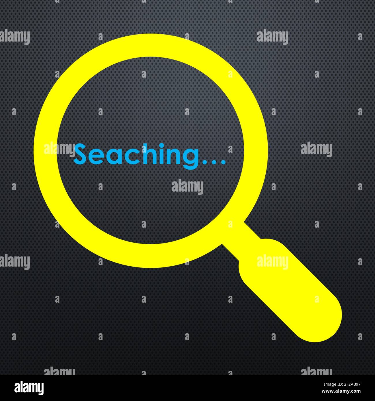 The illustration shows a picture of a magnifying glass mirror and the ...