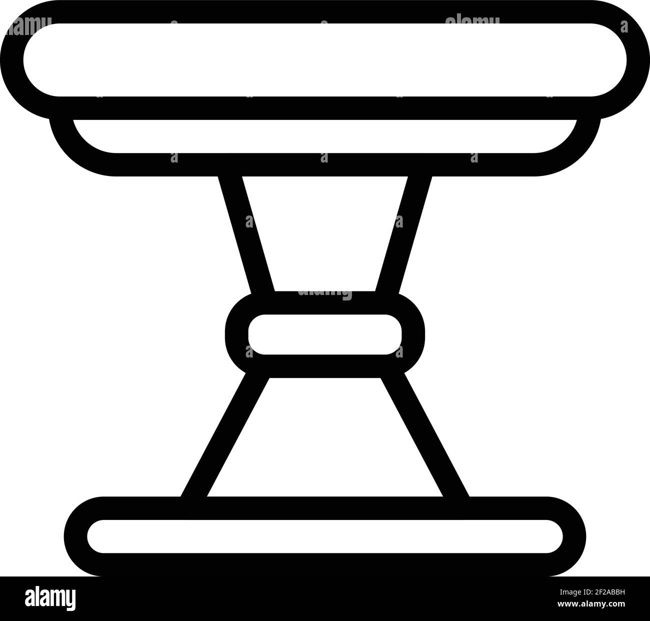 Kitchen table icon. Outline kitchen table vector icon for web design ...
