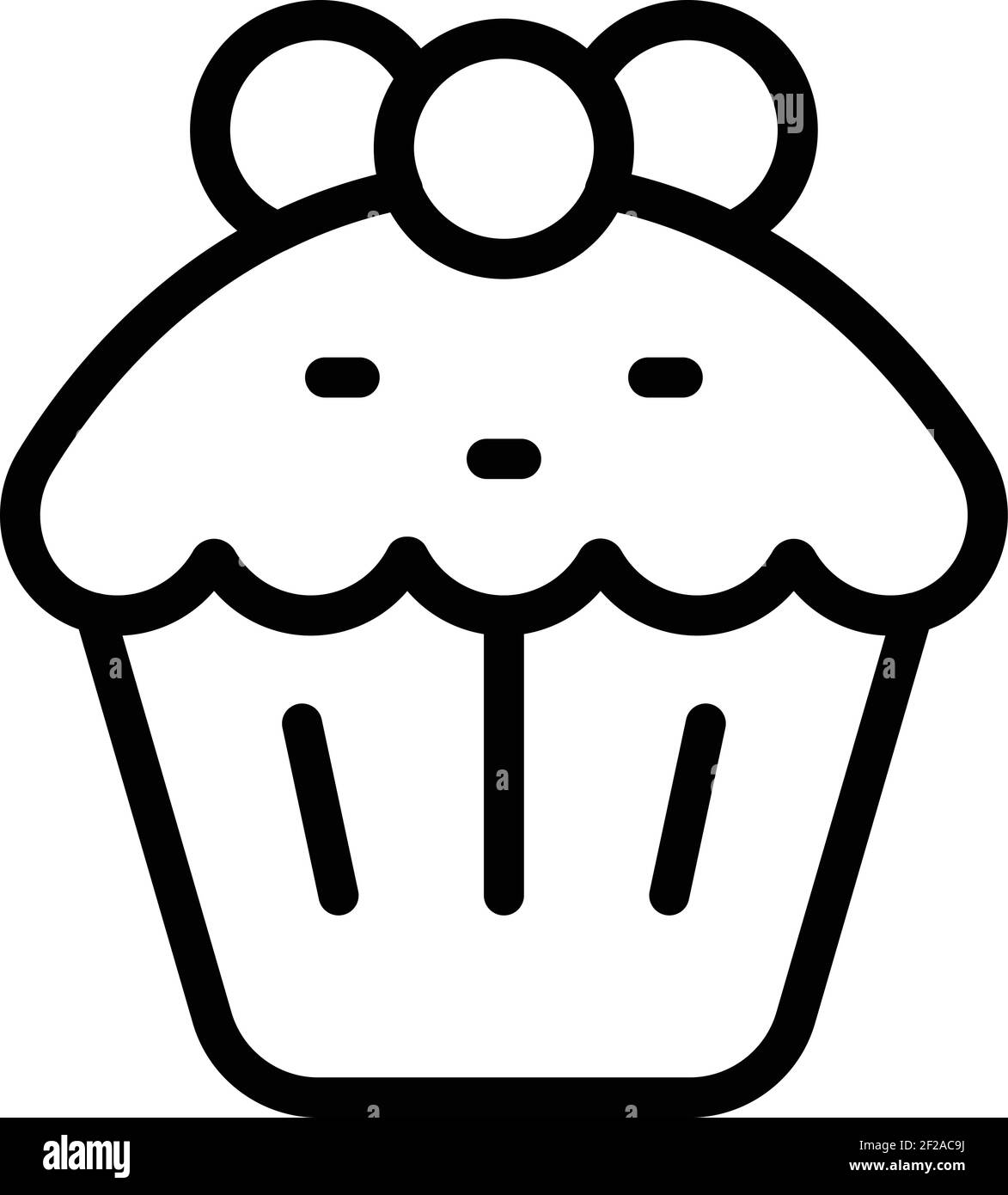 Cupcake Outline