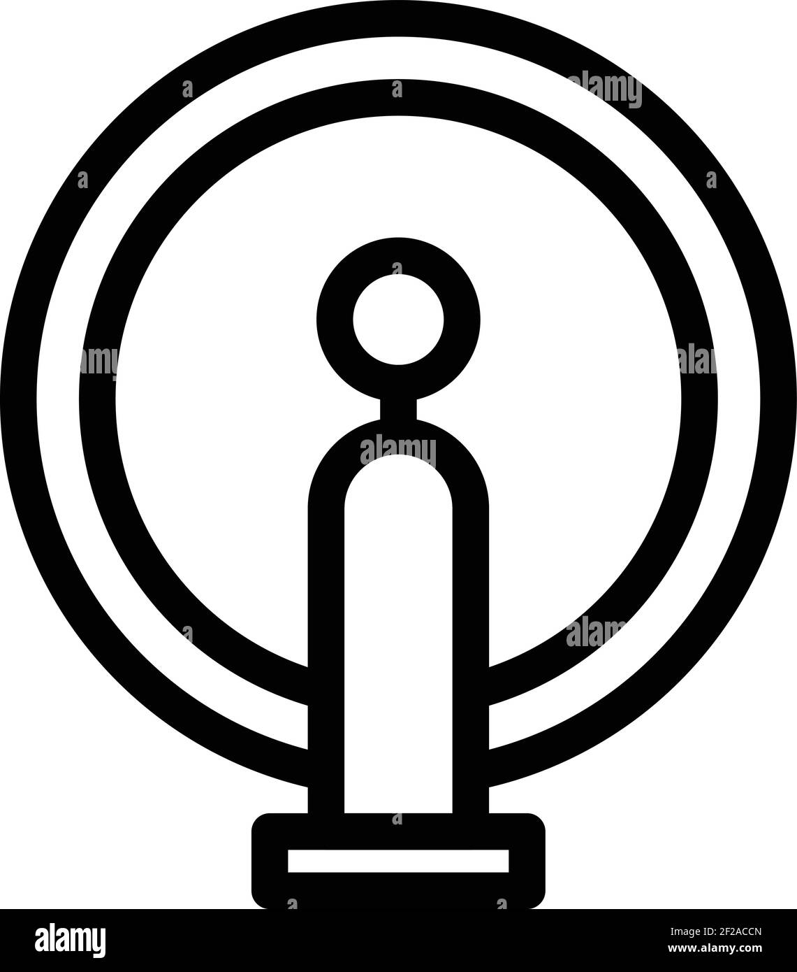 Perpetual motion icon. Outline Perpetual motion vector icon for web ...