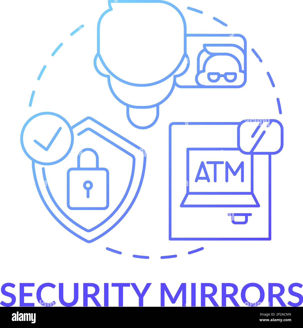 Security mirror Stock Vector Images - Alamy