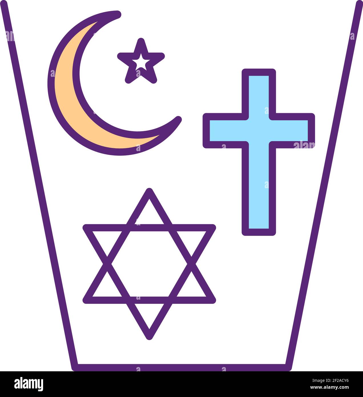 World religions symbol Cut Out Stock Images & Pictures - Alamy