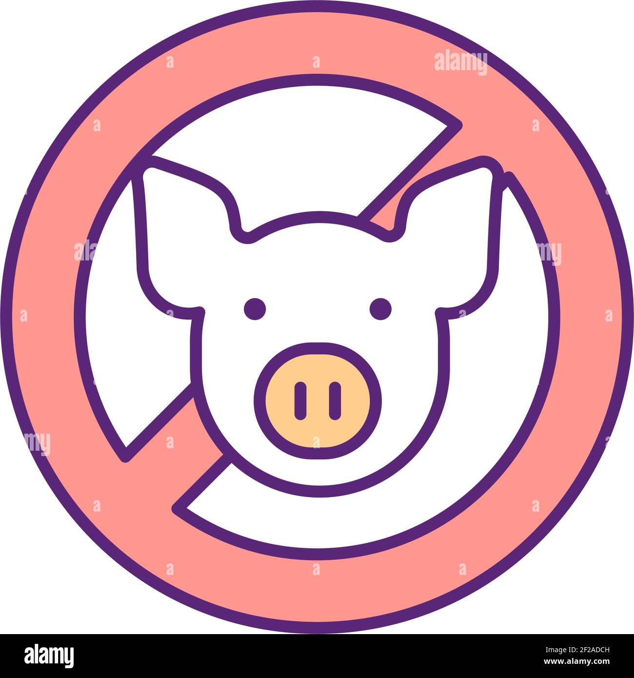 Vegan pig Stock Vector Images - Alamy