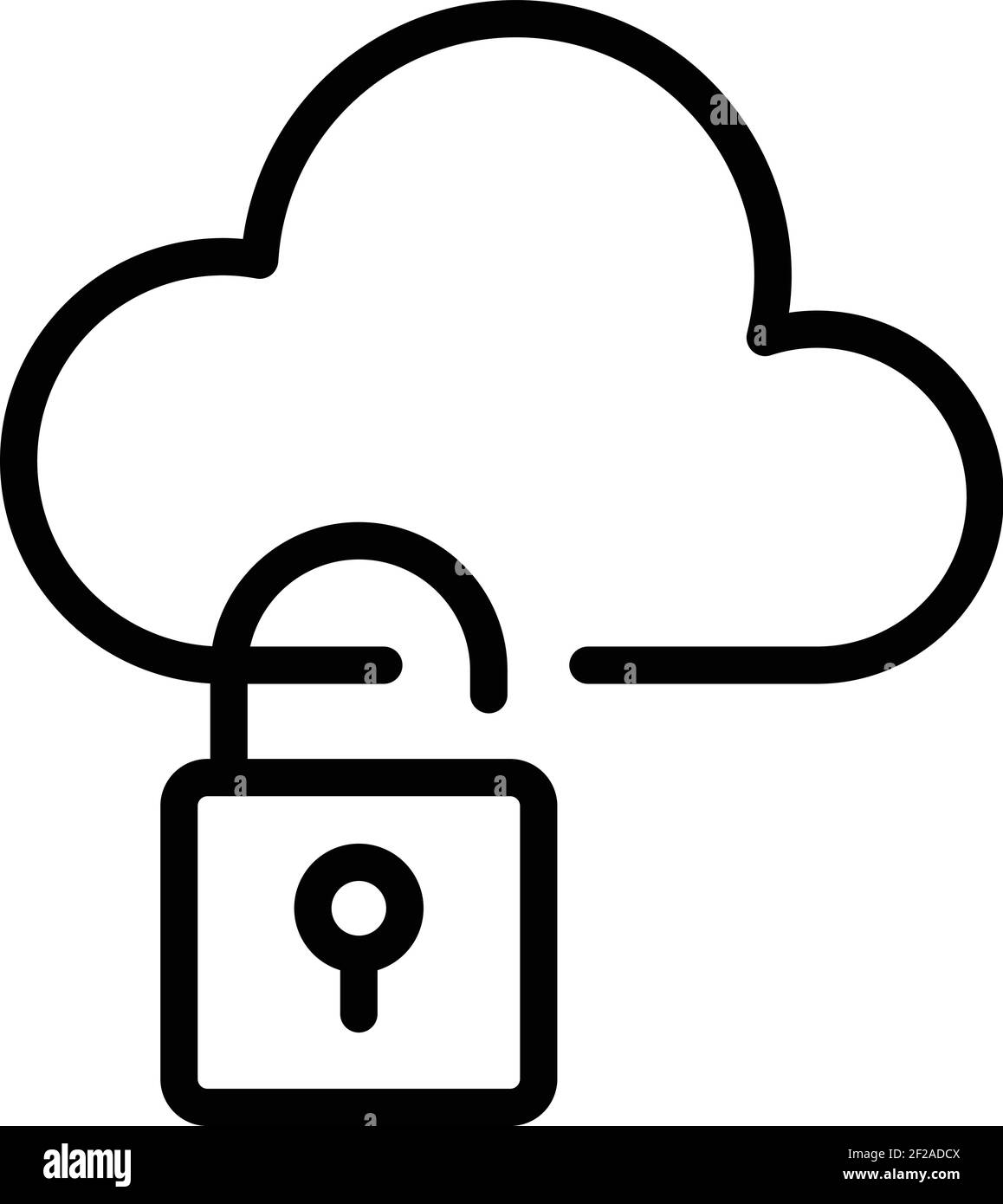 Software malware icon. Outline software malware vector icon for web ...