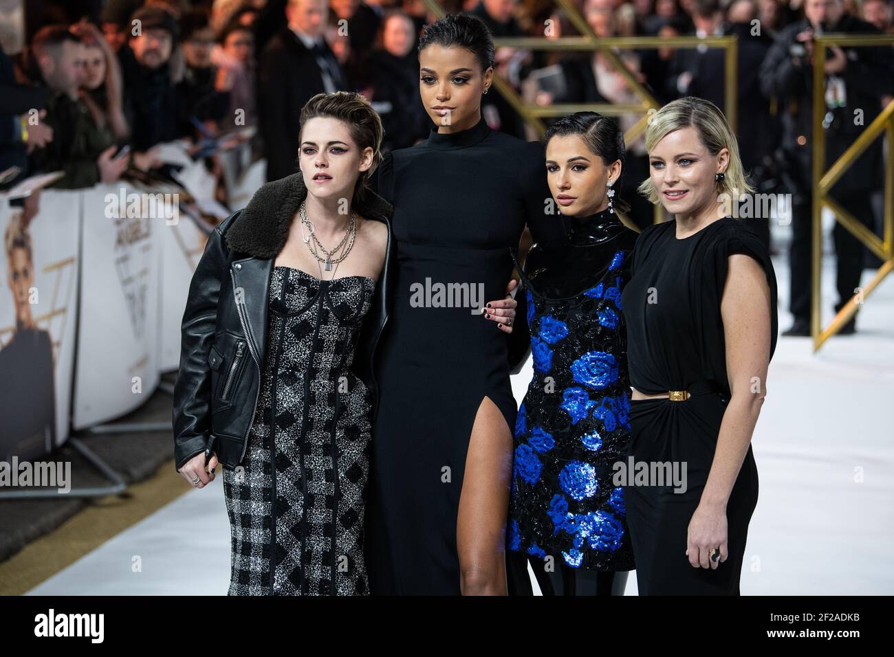 London, UK. 20th November 2019. Kristen Stewart, Ella Balinska, Naomi ...