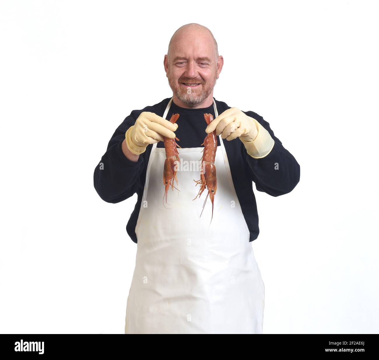 Profession fishmonger apron hi-res stock photography and images - Alamy