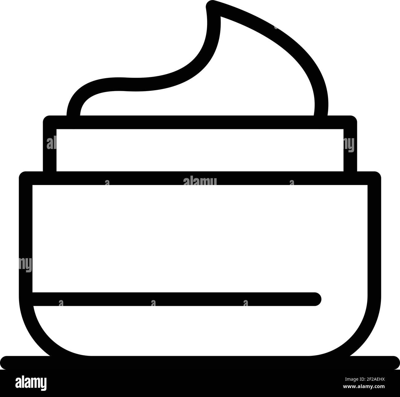 Manicure gel icon. Outline manicure gel vector icon for web design ...