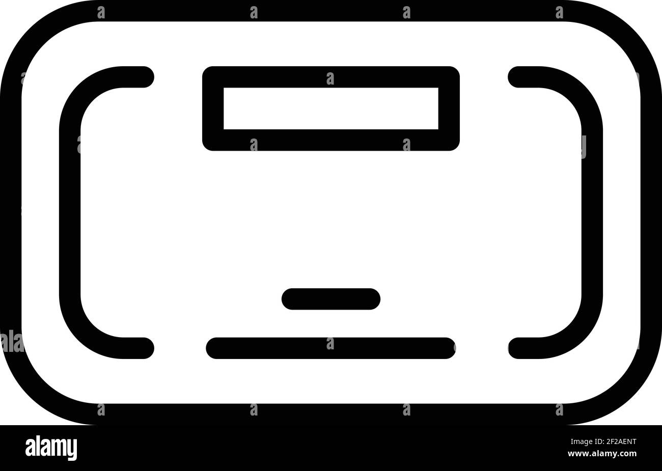 Nail device icon. Outline nail device vector icon for web design ...