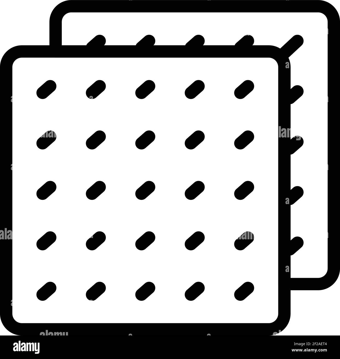 Nail buffer icon. Outline nail buffer vector icon for web design ...