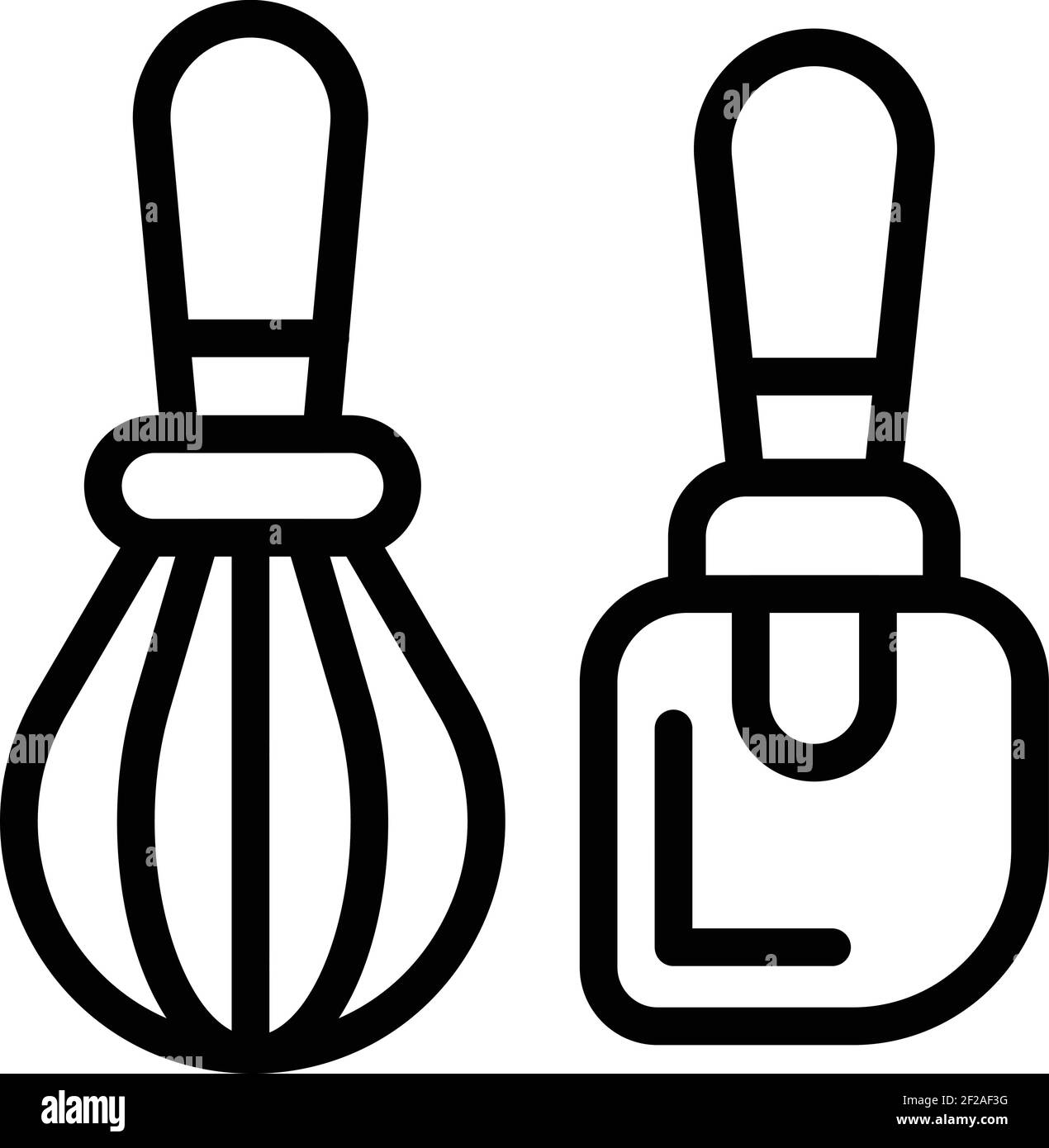 Cookie tools icon. Outline Cookie tools vector icon for web design ...