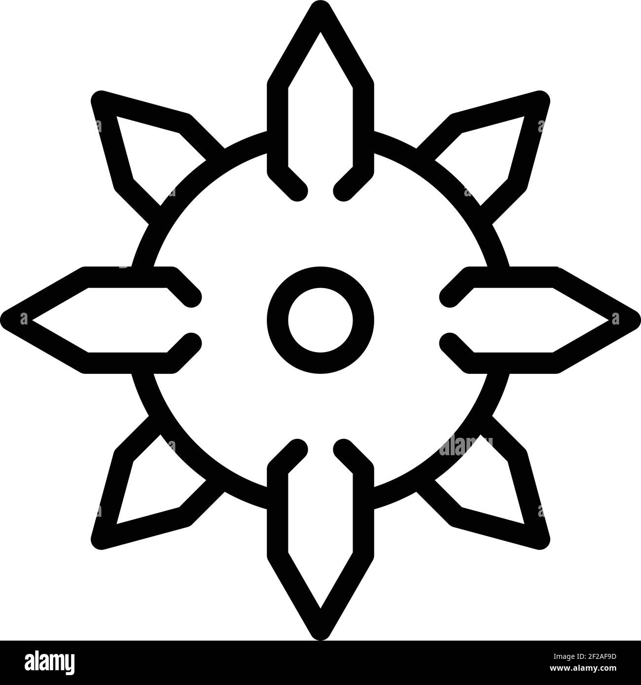 Malware Virus Icon Outline Malware Virus Vector Icon For Web Design Isolated On White