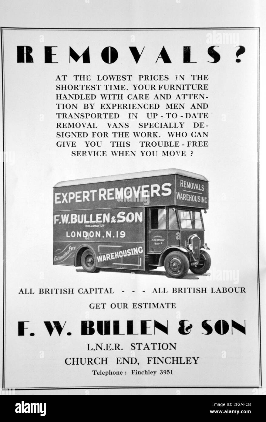 1930s house advert hi-res stock photography and images - Alamy