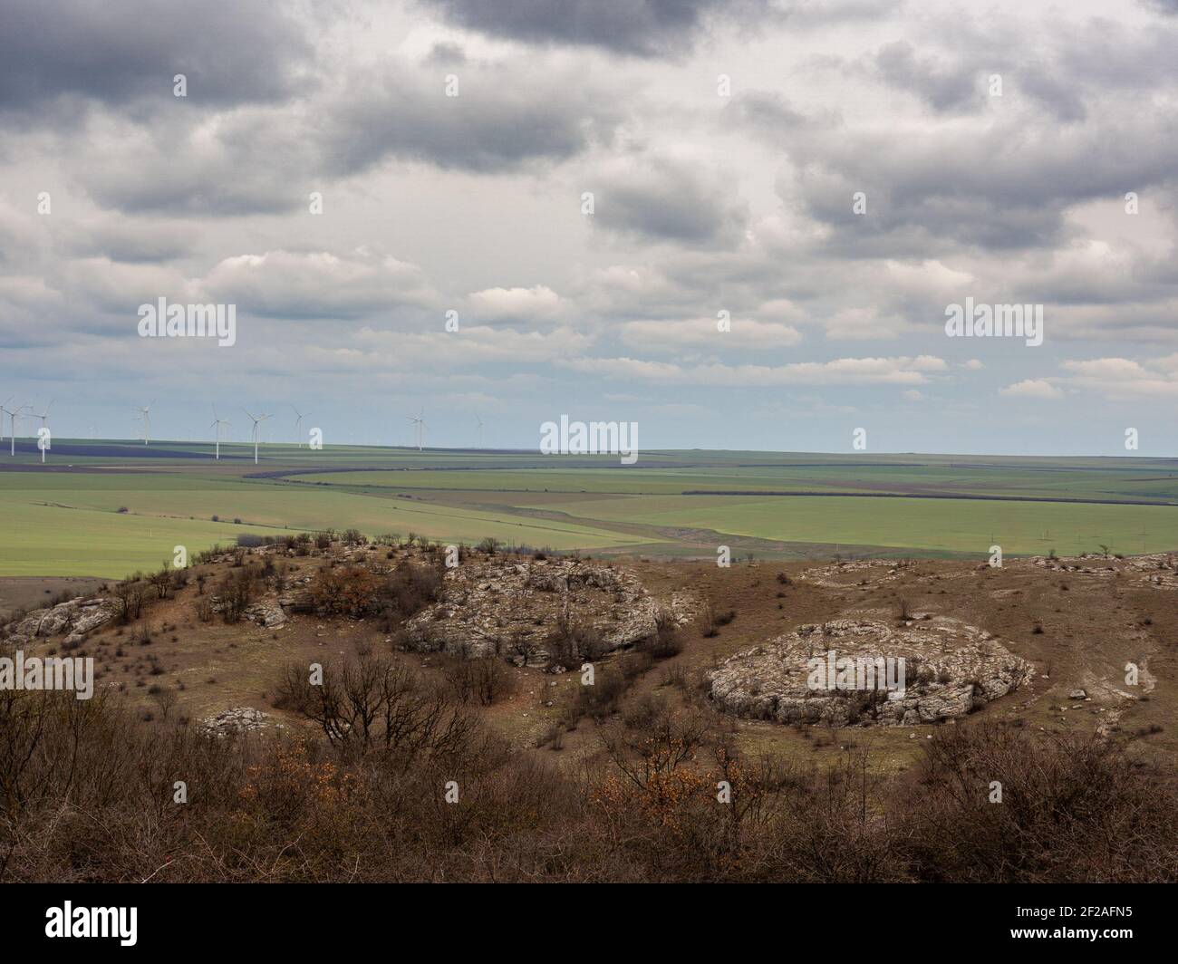 The coins reserve in the Dobruja region of Romania Stock Photo - Alamy
