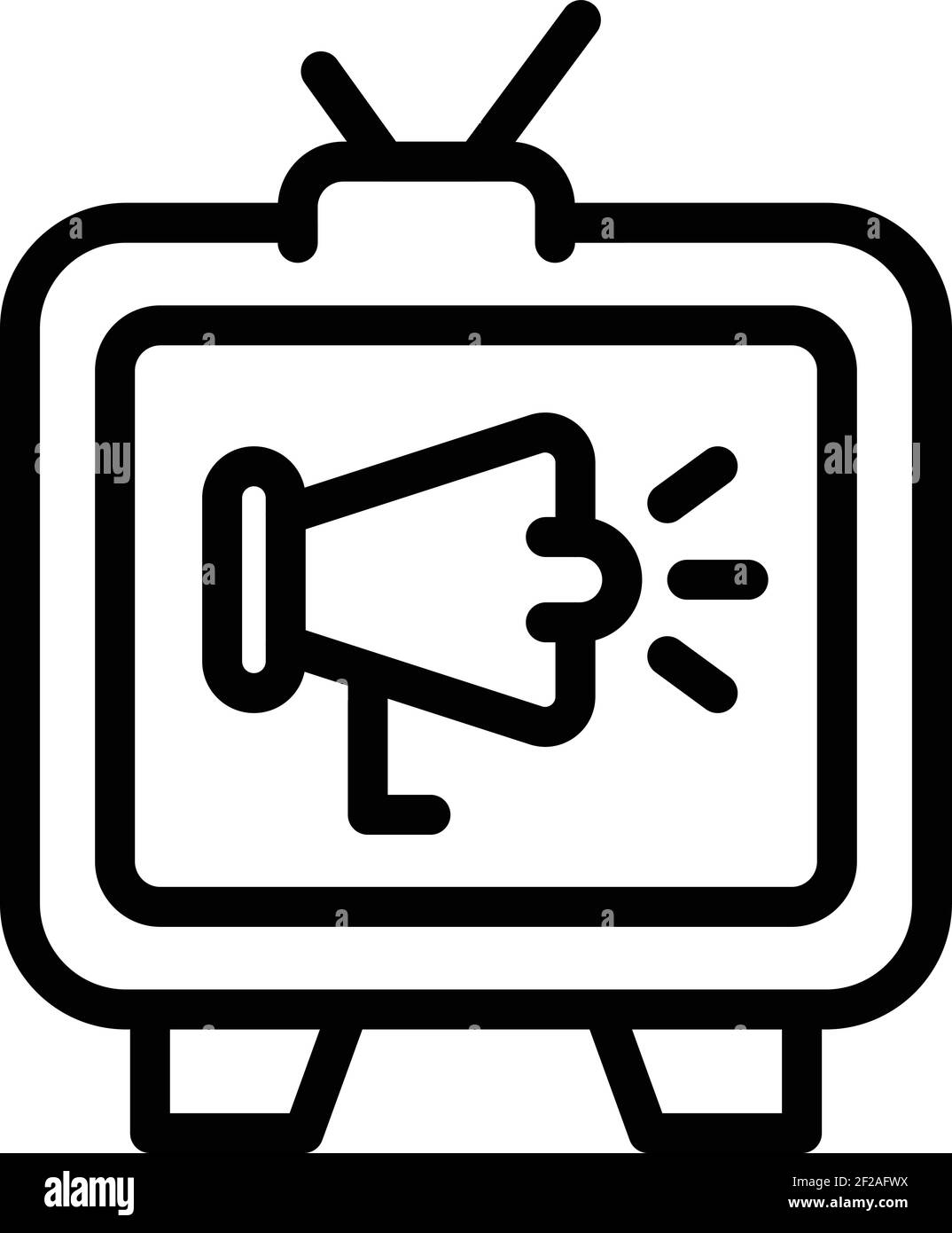 Marketing campaign icon. Outline marketing campaign vector icon for web ...