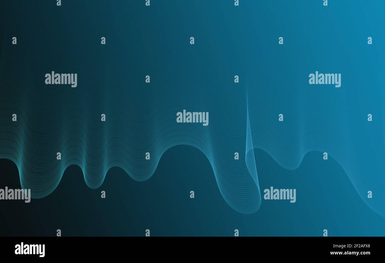 Abstract Wire Mesh Wave Background. Data technology. Abstract ...