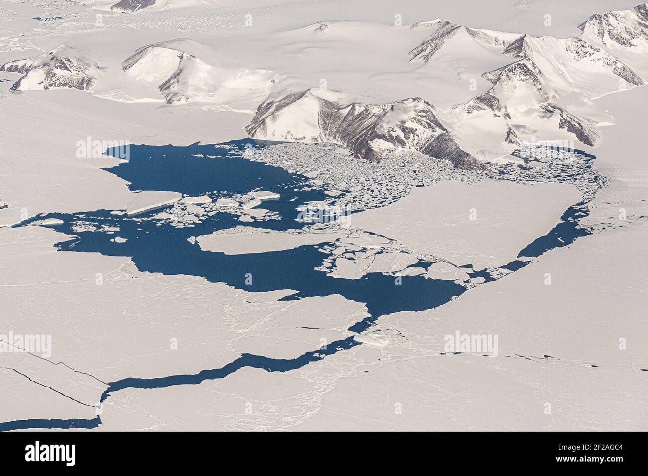 North pole snow aerial view hi-res stock photography and images - Alamy