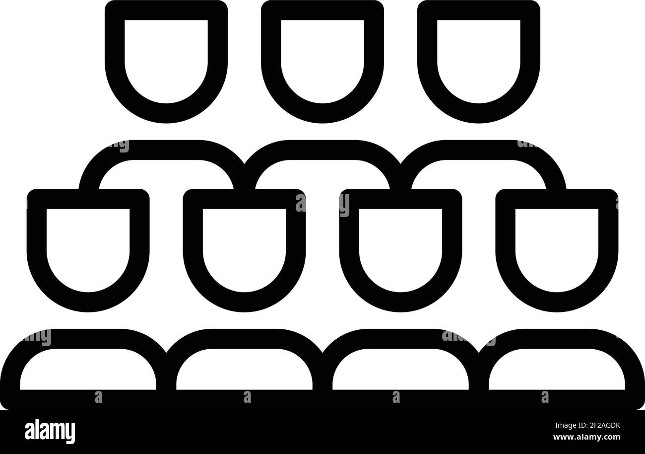 Democracy group icon. Outline democracy group vector icon for web ...