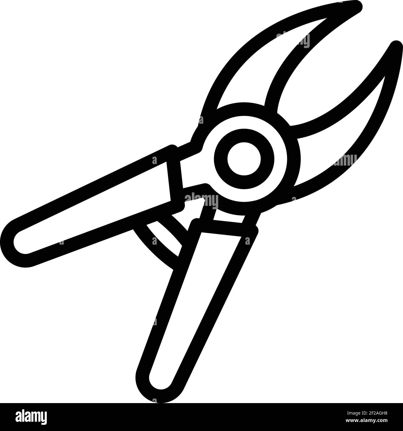 Botany shears icon. Outline botany shears vector icon for web design ...