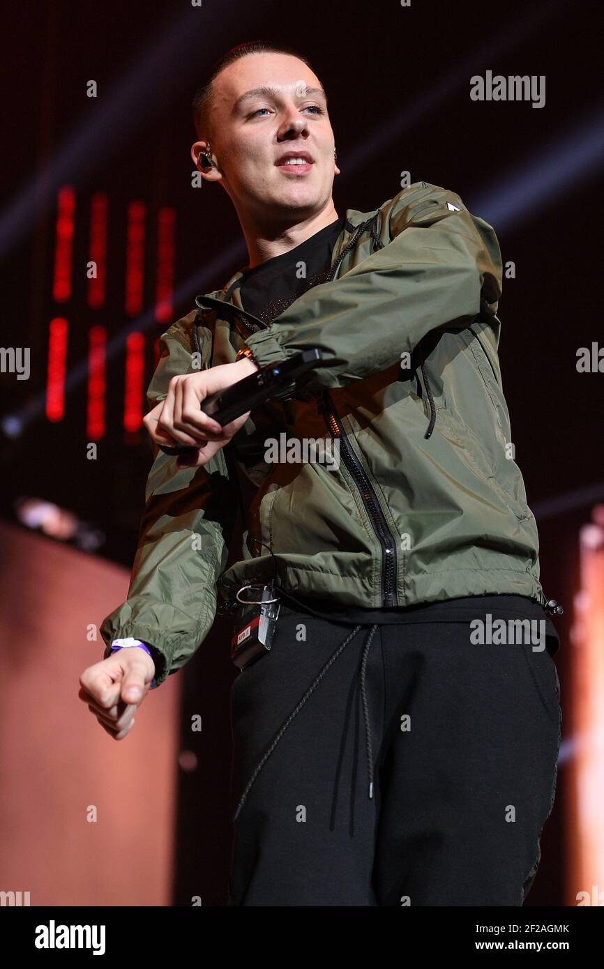 London, United Kingdom. 7th December 2019. Aitch on stage during day ...