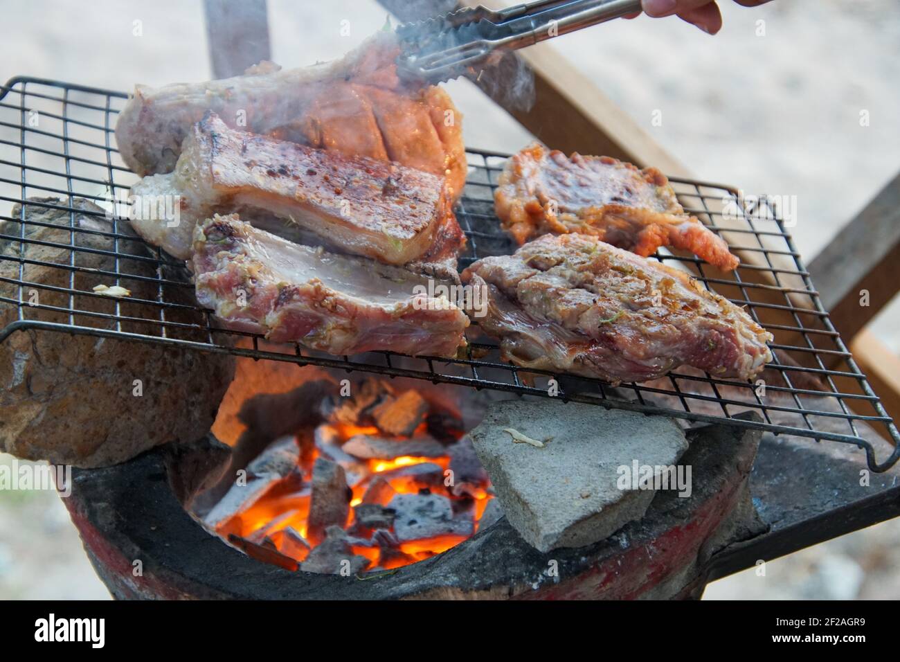 Roasted meat beef cooking hi-res stock photography and images - Alamy