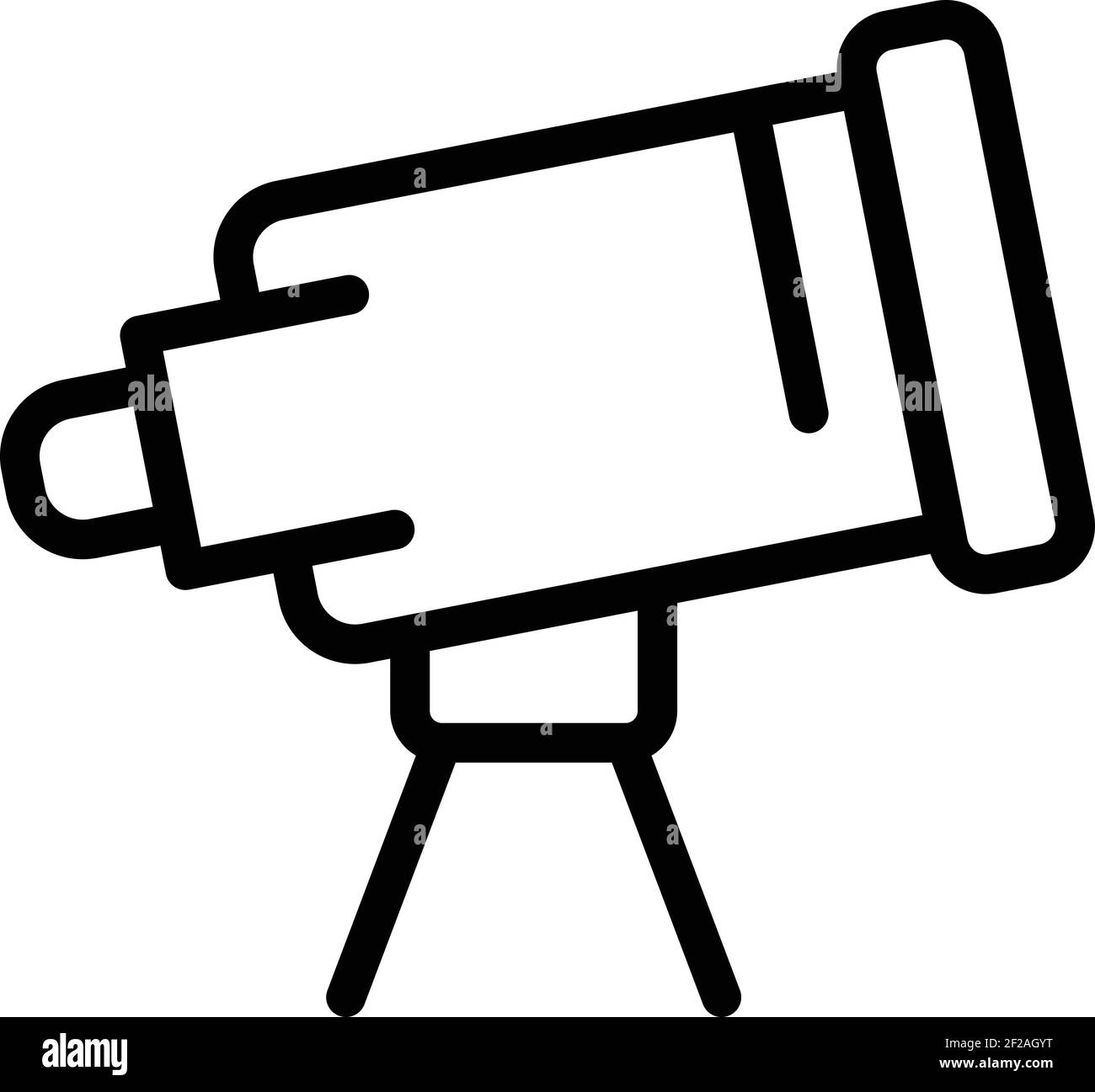 Career telescope icon. Outline career telescope vector icon for web ...