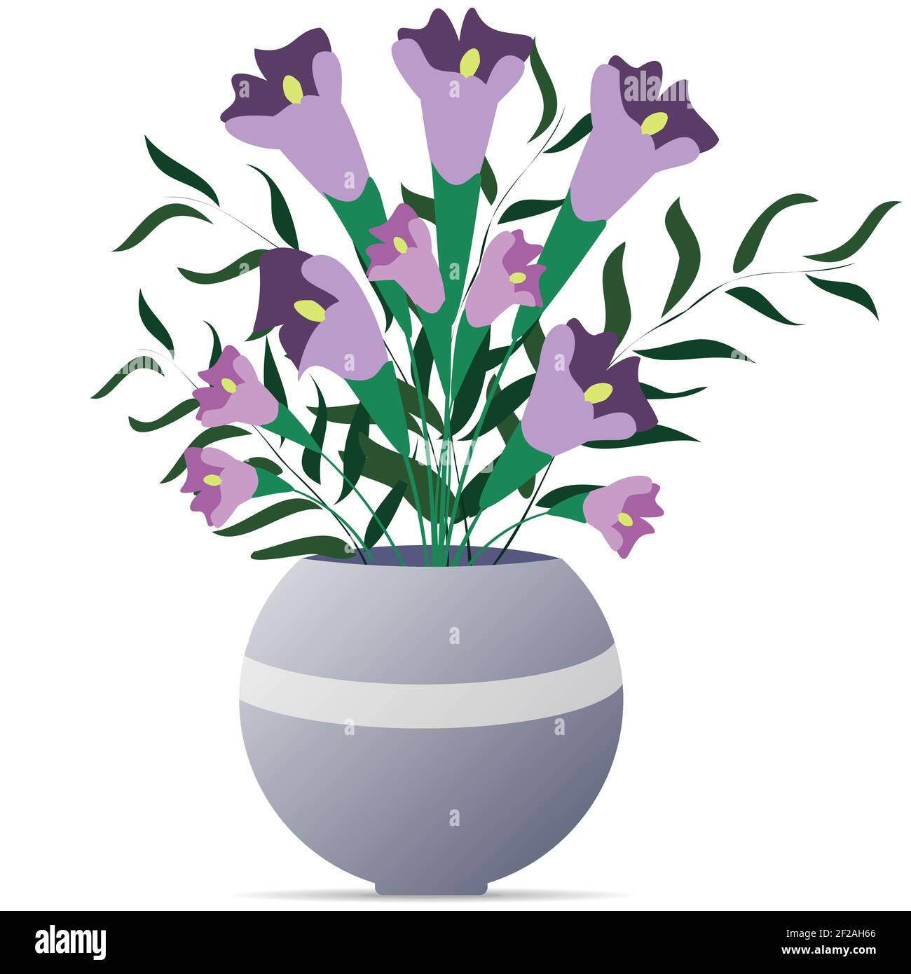 Cartoon vase of flowers hi-res stock photography and images - Alamy