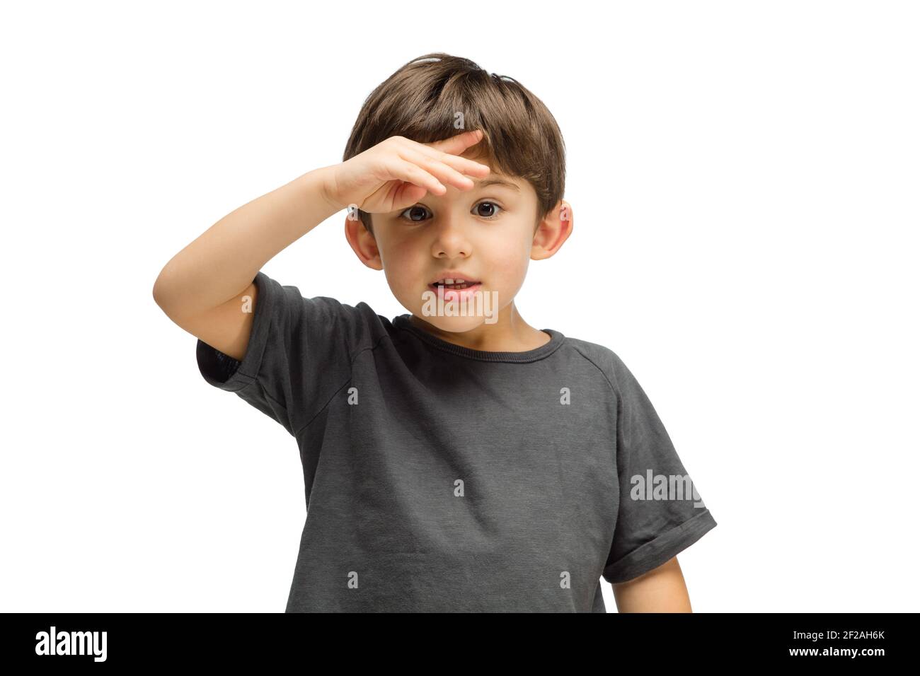 Looking for. Happy, smiley little caucasian boy isolated on white ...