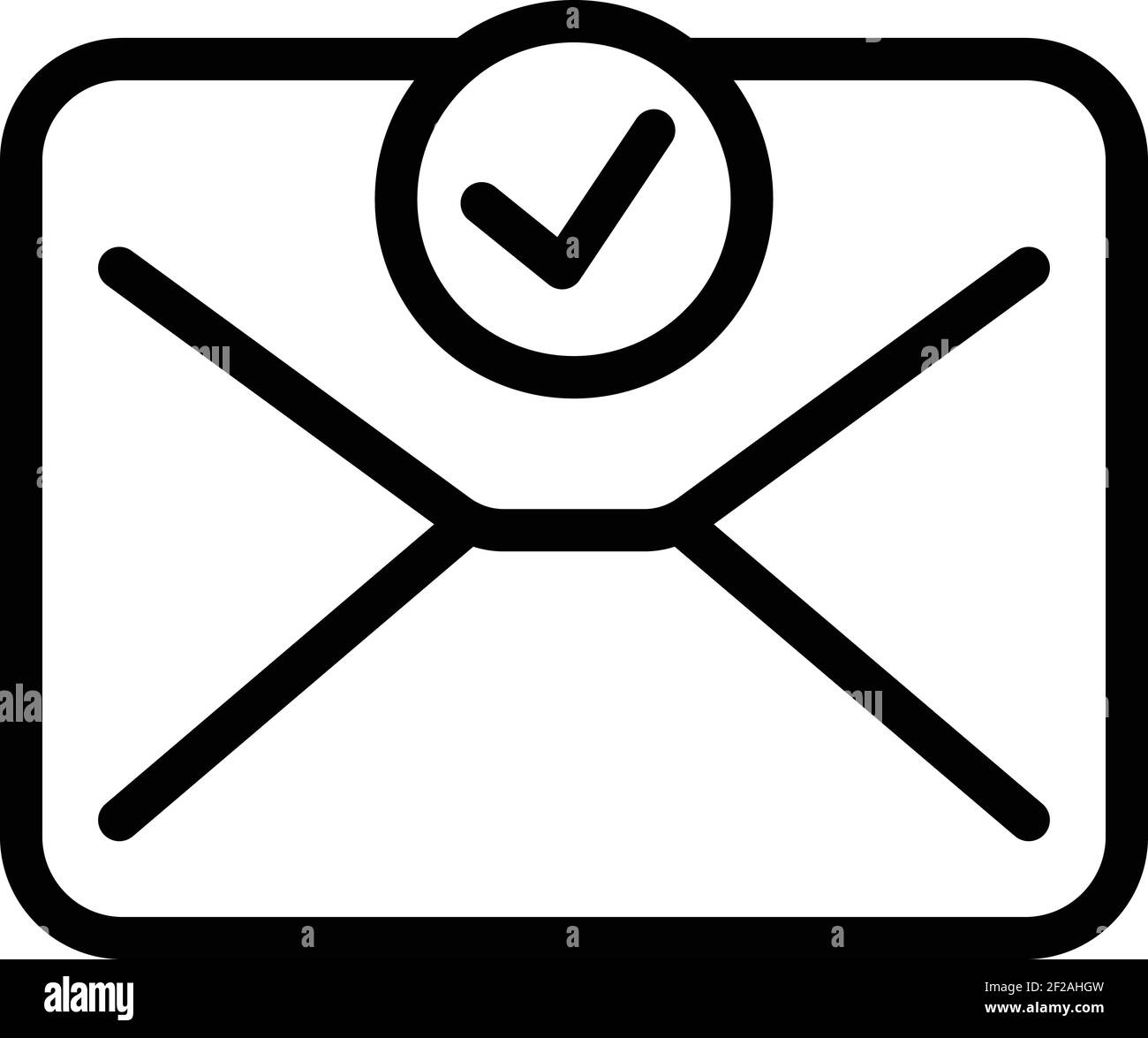 Envelope campaign icon. Outline envelope campaign vector icon for web ...