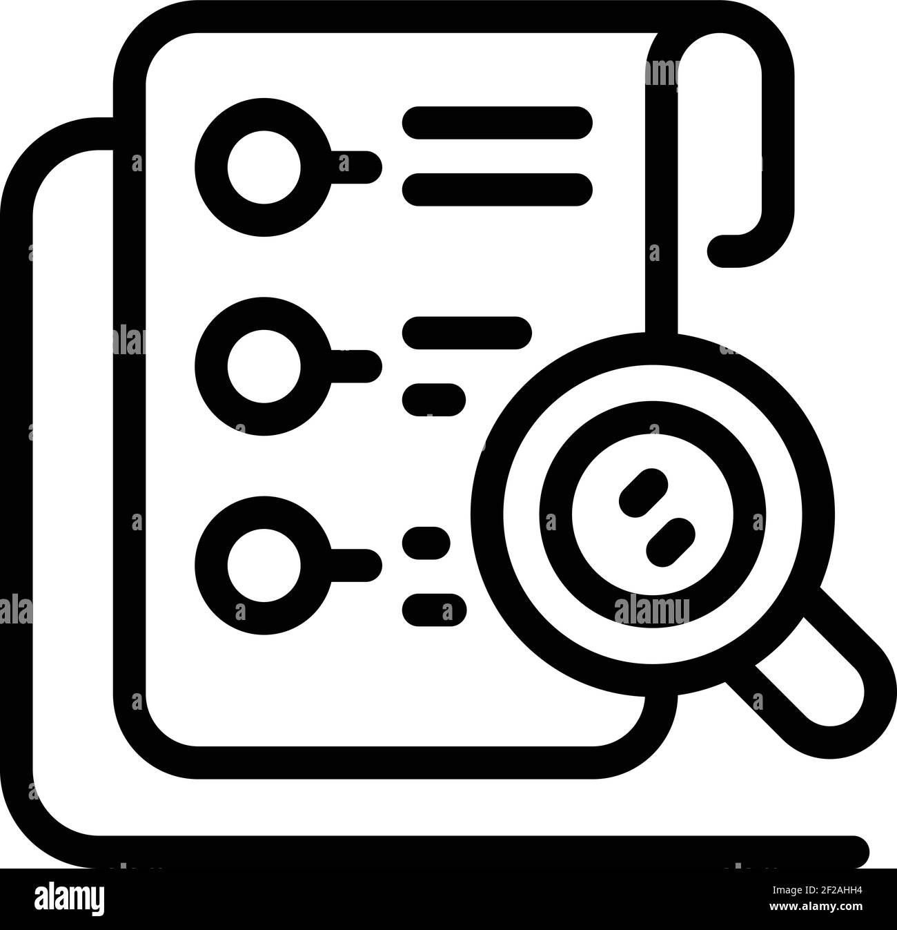 Patient analysis icon. Outline patient analysis vector icon for web ...